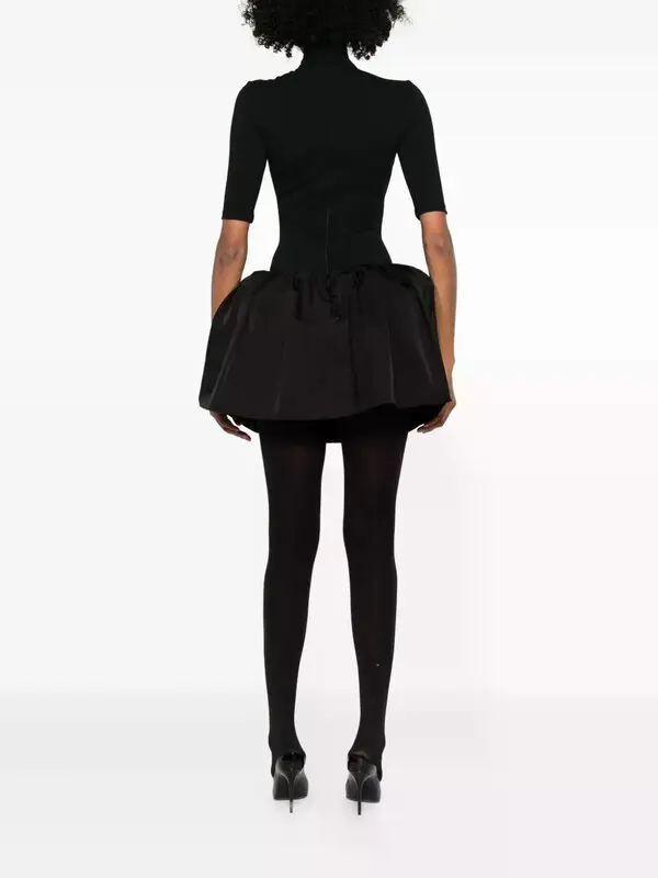 Magda Butrym Roll-neck Puffball Mini Dress