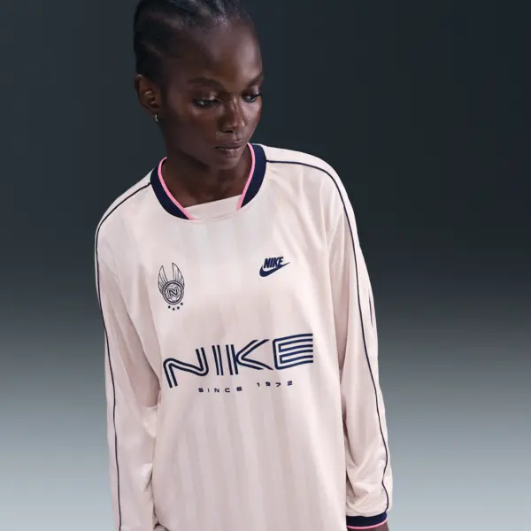 Nike Sportswear Long-sleeve Jersey Top - Pink