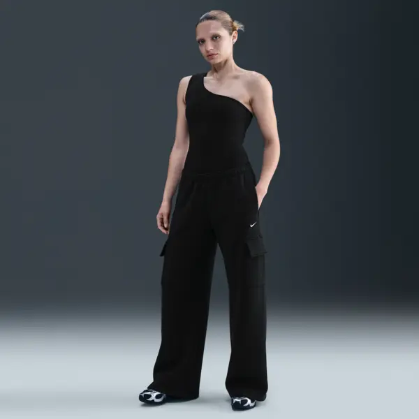 Nike Sportswear Phoenix Fleece Cargo Sweatpants - Black