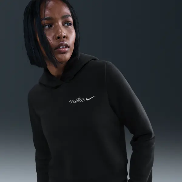 Nike Sportswear Phoenix Fleece Shrunken Hoodie - Black
