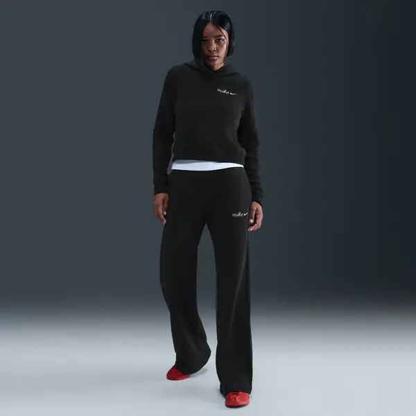 Nike Sportswear Phoenix Fleece Shrunken Hoodie - Black