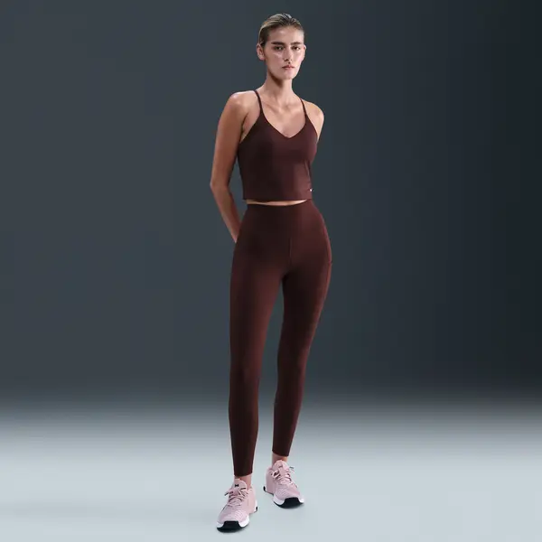 Nike High-waisted 7/8 Leggings With Pockets - Red