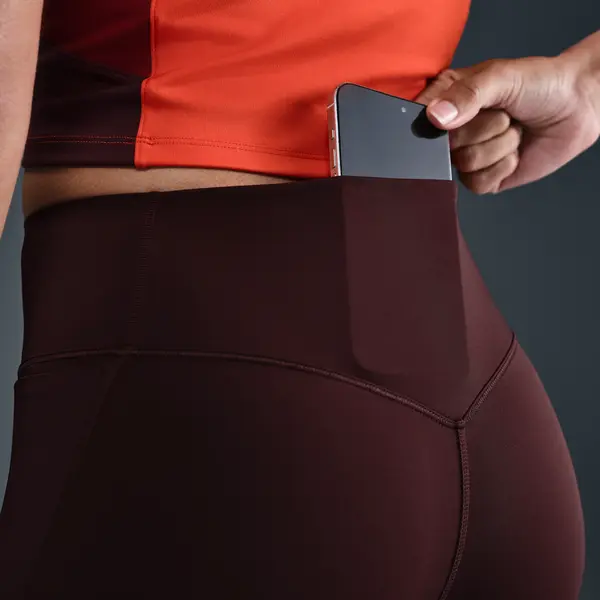 Nike Universa High-waisted 7/8 Leggings With No Front Seam - Red