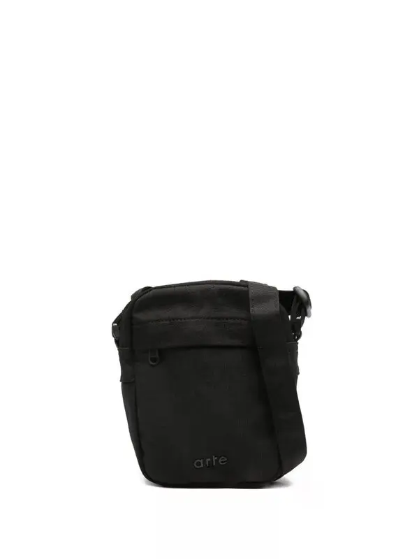 ARTE ANTWERP Logo-lettering Messenger Bag - Black