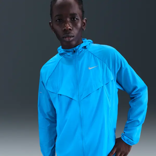 Nike Stride Repel Uv Running Jacket - Blue