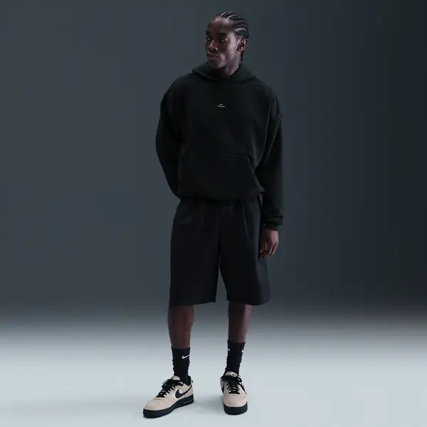 Nike Standard Issue Therma-fit Brushed Basketball Pullover Hoodie - Black