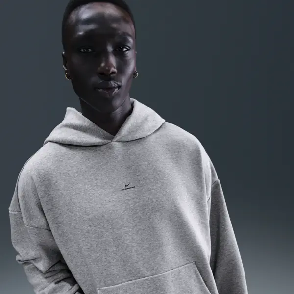 Nike Standard Issue Therma-fit Brushed Basketball Pullover Hoodie - Grey