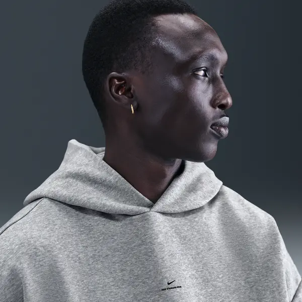 Nike Standard Issue Therma-fit Brushed Basketball Pullover Hoodie - Grey