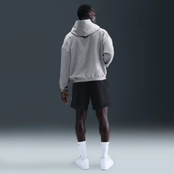 Nike Standard Issue Therma-fit Brushed Basketball Pullover Hoodie - Grey
