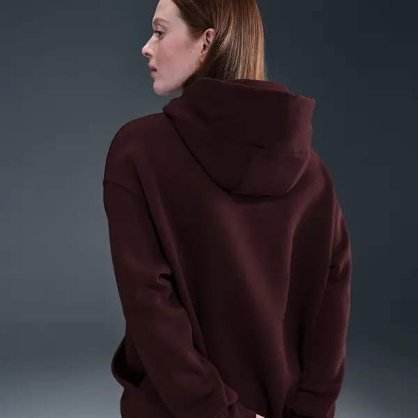 Nike Sportswear Phoenix Fleece Oversized Pullover Hoodie - Red