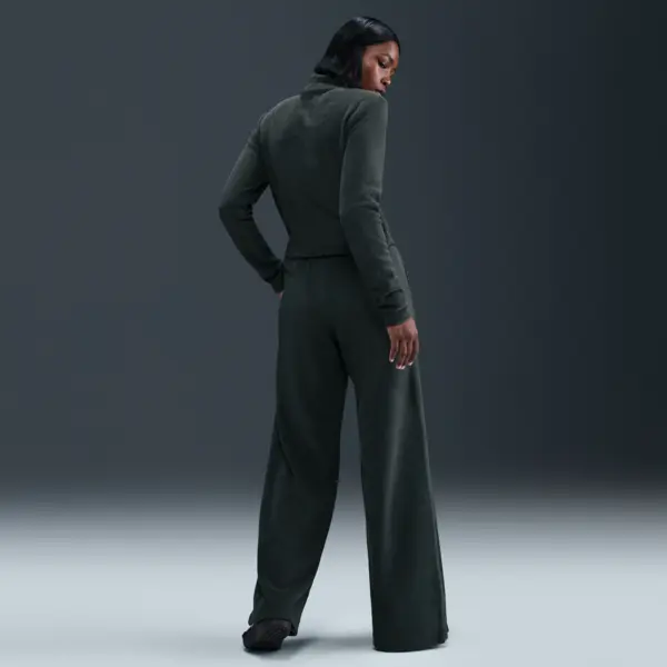 Nike Phoenix Plush High-waisted Wide-leg Fleece Pants