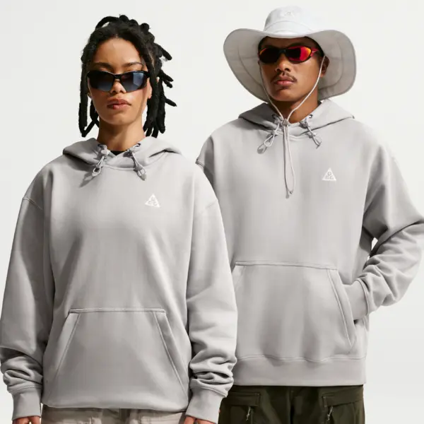 Nike Tuff Fleece" Pullover Hoodie - Grey