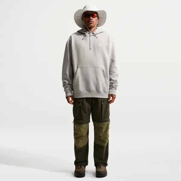 Nike Tuff Fleece Pullover Hoodie - Grey