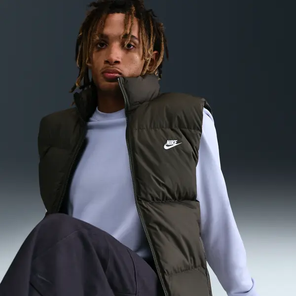 Nike Club Therma-fit Down Puffer Vest - Green