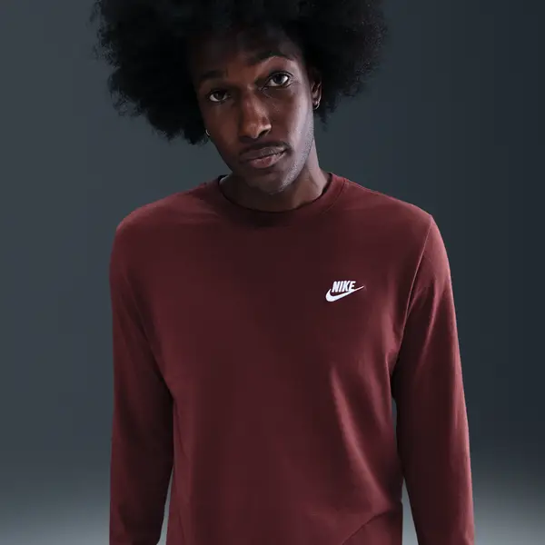 Nike Sportswear Club Long-sleeve T-shirt - Red
