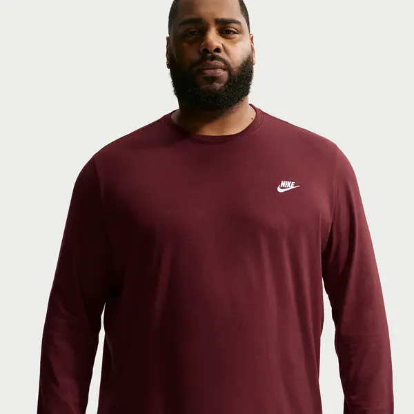 Nike Sportswear Club Long-sleeve T-shirt - Red