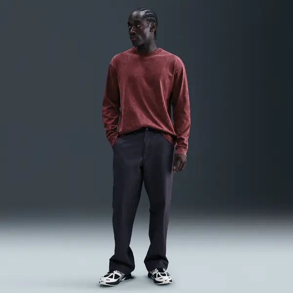 Nike Sportswear Premium Essentials Long-sleeve T-shirt - Red