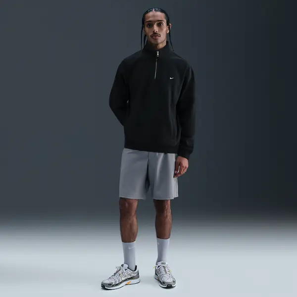 Nike Solo Swoosh Fleece Quarter-zip Top
