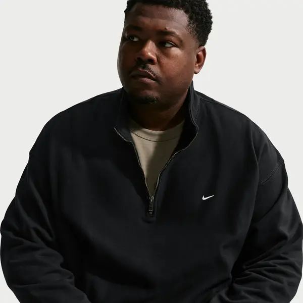Nike Solo Swoosh Fleece Quarter-zip Top