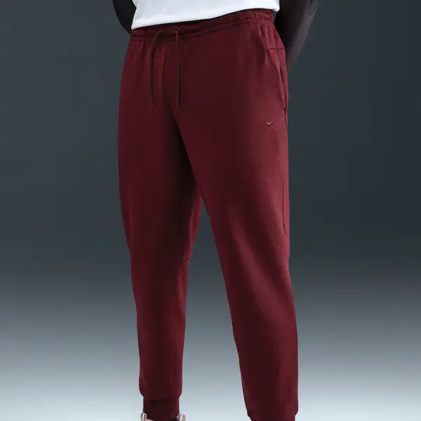 Nike Primary Fleece Dri-fit Uv Performance Jogger Pants - Red