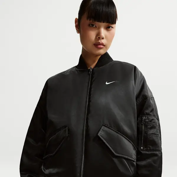 Nike Sportswear Therma-fit Reversible Bomber Jacket - Black