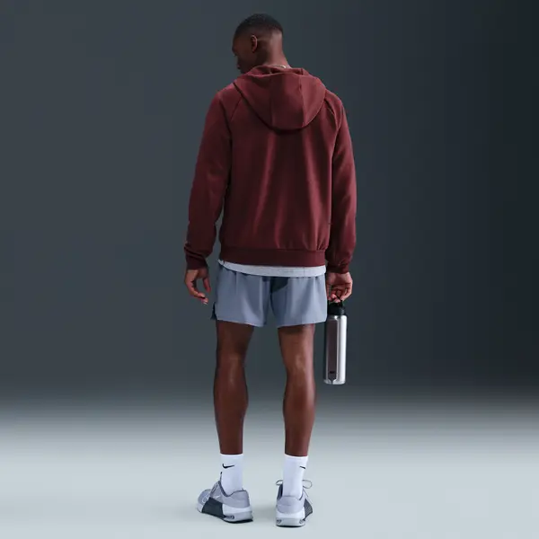 Nike Dri-fit Uv Full-zip Performance Hoodie - Red