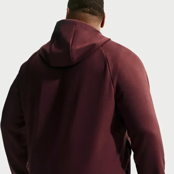Nike Dri-fit Uv Full-zip Performance Hoodie - Red