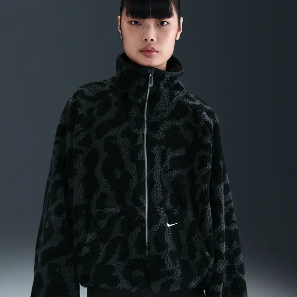 Nike Sportswear High-pile Fleece Jacket - Black