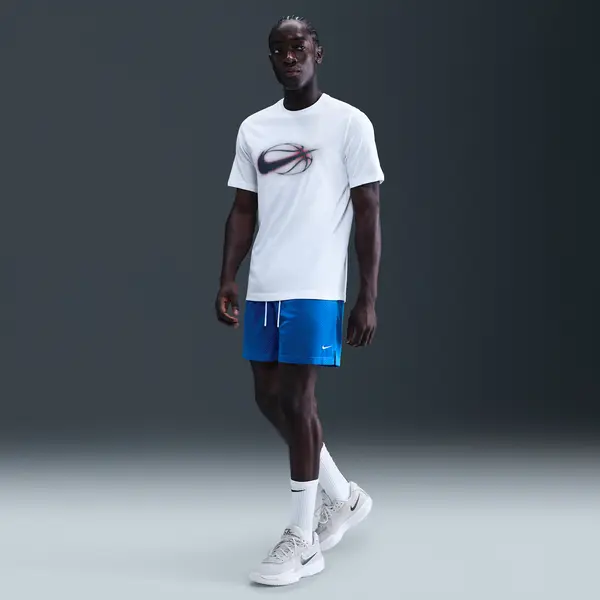 Nike Dri-fit 5" Mesh Basketball Shorts - Blue