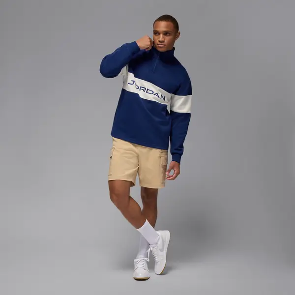 Jordan Sport Dri-Fit 1/4-Zip Golf Top In Blue - 9% Off | Editorialist
