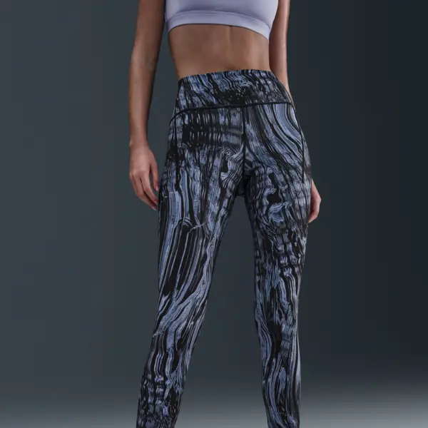 Nike Swift High-waisted 7/8 Printed Running Leggings
