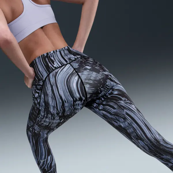 Nike Swift High-waisted 7/8 Printed Running Leggings