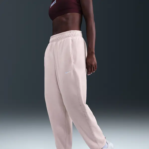 Nike Therma-fit Mid-rise Fleece Pants - Pink