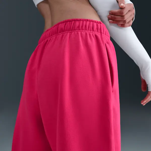Nike Sportswear Club Fleece Mid-rise Oversized Sweatpants - Pink