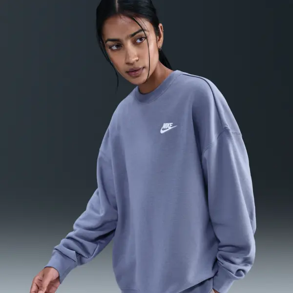 Nike Sportswear Club Fleece Crew-neck Sweatshirt - Blue