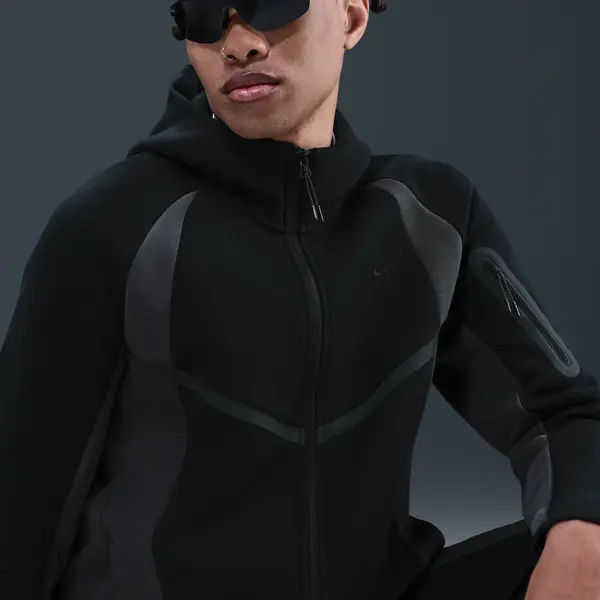 Nike Tech Color-block Full-zip Fleece Windrunner Jacket