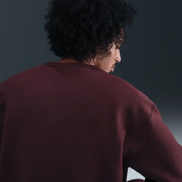 Nike Solo Swoosh Fleece Crew - Red