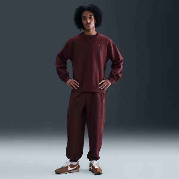 Nike Solo Swoosh Fleece Crew - Red
