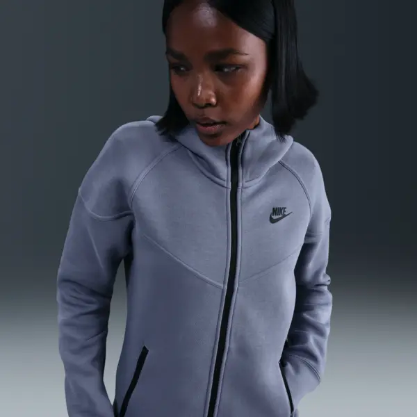 Nike Sportswear Tech Fleece Windrunner Full-zip Hoodie - Blue