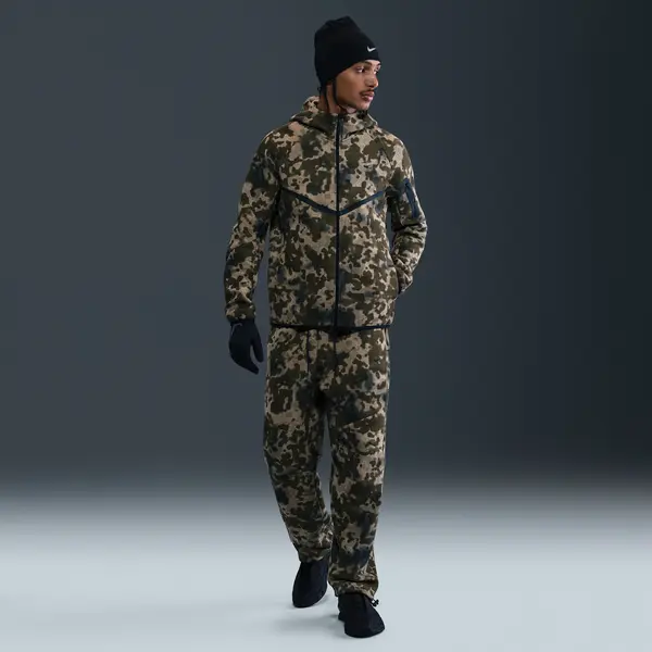 Nike Tech Full-zip Fleece Camo Windrunner Jacket