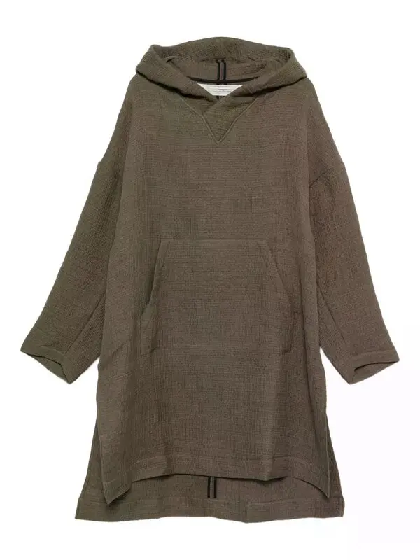 INDIVIDUAL SENTIMENTS Hooded Long-sleeved Coat
