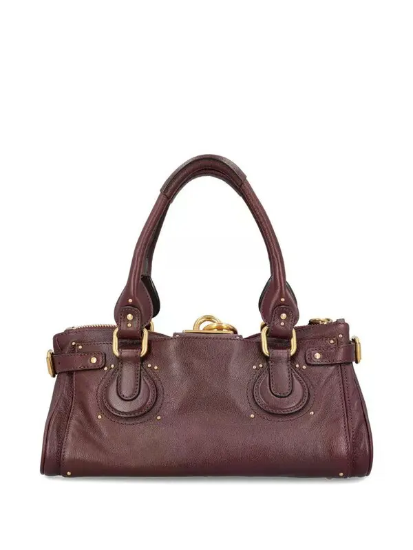 Chloé Paddington Padlock-detail Shoulder Bag - Brown