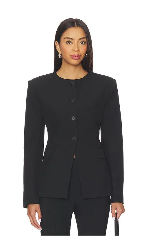 EAVES Keki Collarless Blazer