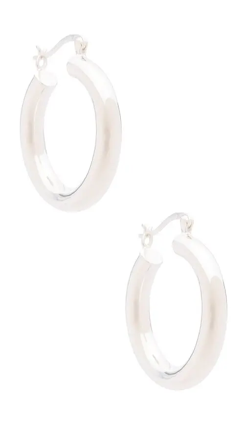 THE M JEWELERS NY The Large Ravello Hoops - Silver