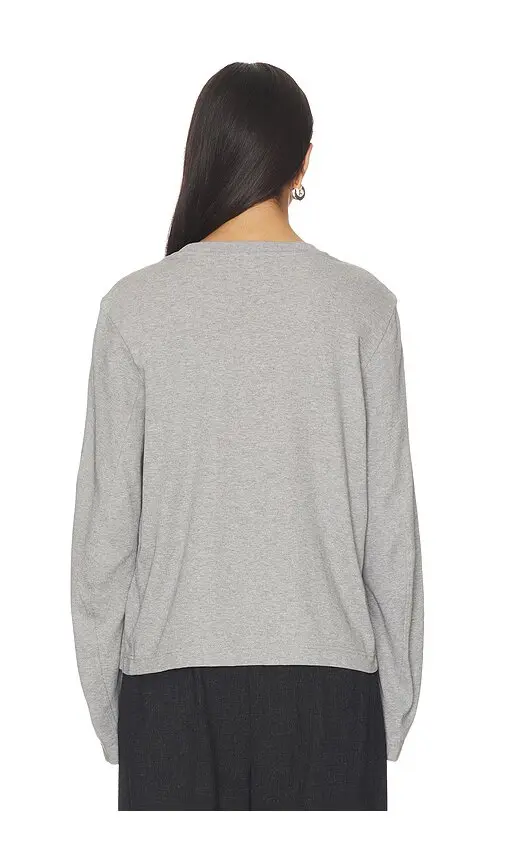 EAVES Lene Long Sleeve Tee - Heather Grey