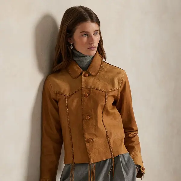 Ralph Lauren Western Leather Shirt Jacket