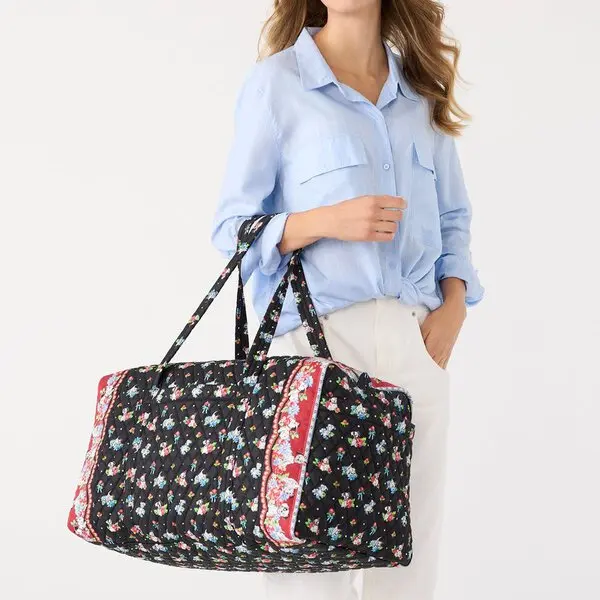 VERA BRADLEY Disney 101 Dalmatians Large Original Duffel - Black