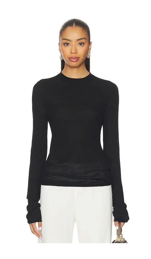EAVES Amiya Long Sleeve Knit Top