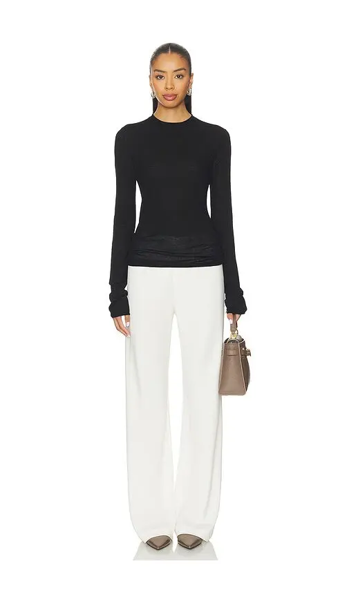 EAVES Amiya Long Sleeve Knit Top