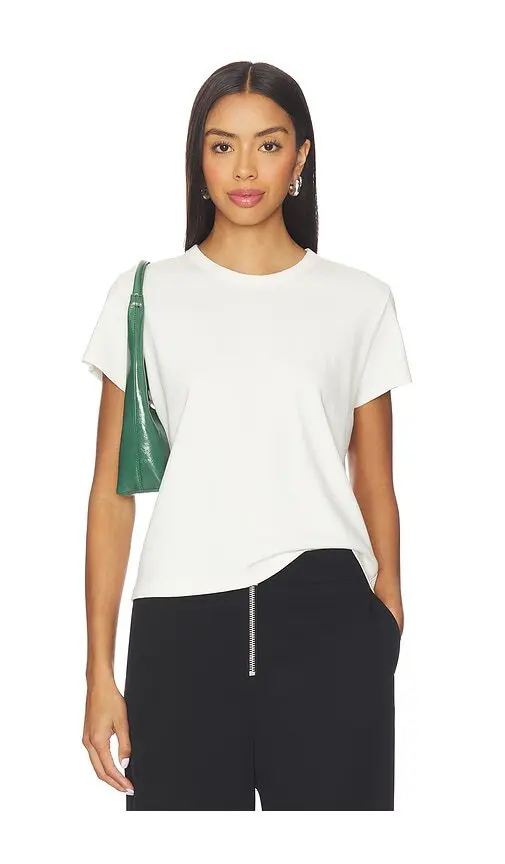 EAVES Lene Boxy Tee - White